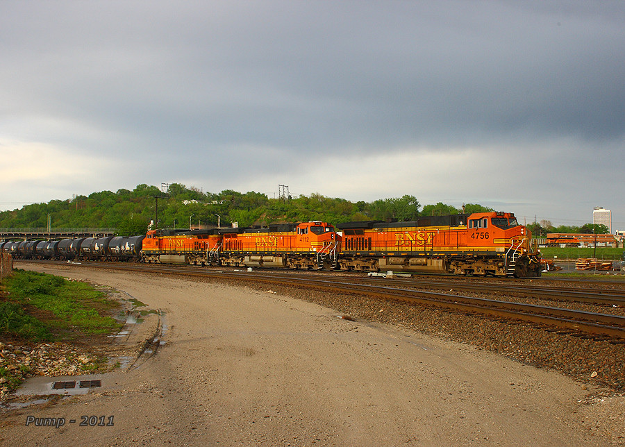 Westbound BNSF Mixed Freight Train